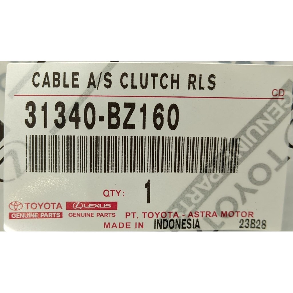 Jual Cable Clutch Toyota 31340-BZ160 | Shopee Indonesia