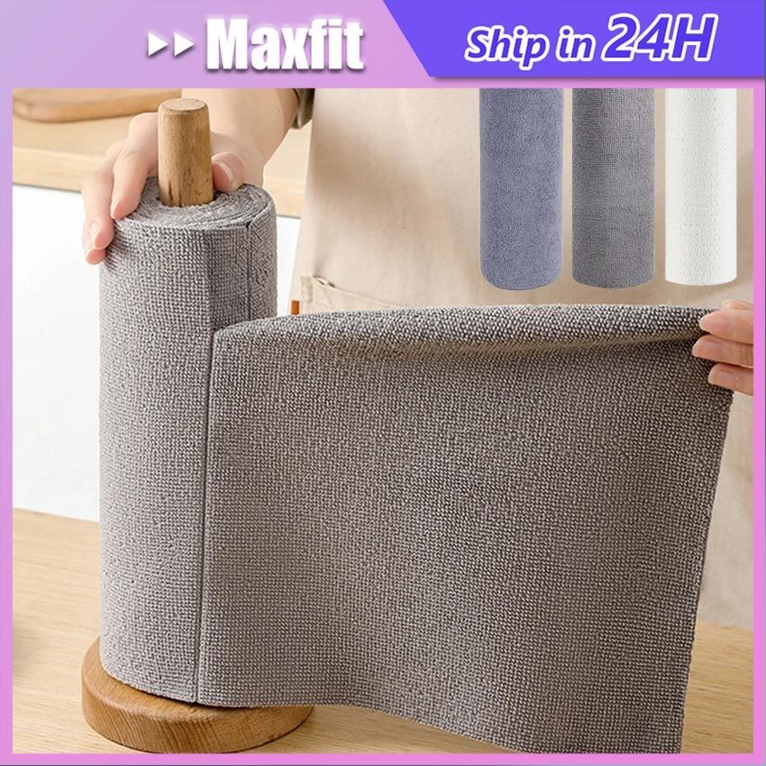 Jual 20 Lembar Kain Lap Dapur Roll Terry Tearline Reusable Penyerap ...