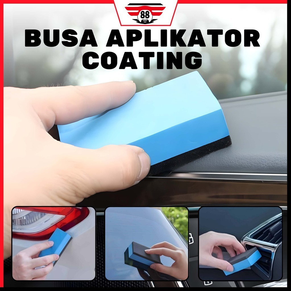 Jual Busa Coating Auto Detailing Applicator Pad Aplikator Aplikasi Spon ...
