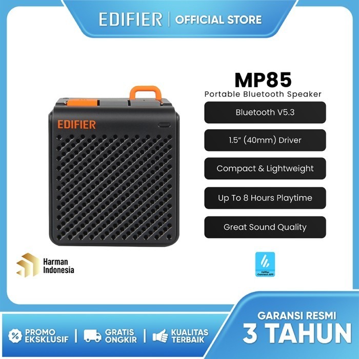 Jual Edifier MP85 / MP 85 Portable Bluetooth Speaker Outdoor Activity ...