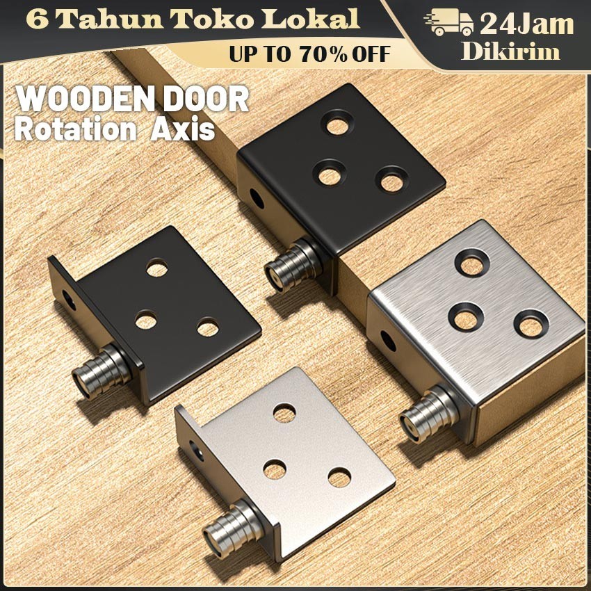 Jual 1Set Engsel Pivot Tanpa Suara dan Tak Terlihat / Engsel Pintu Ayun ...