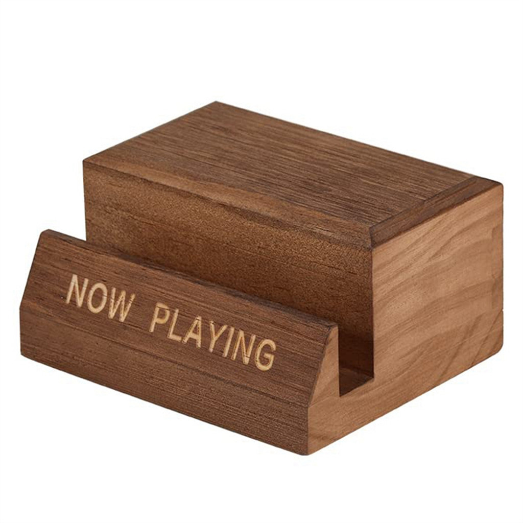 Jual Wooden Vinyl Record Holder Display Stand - Tabletop Now Playing ...
