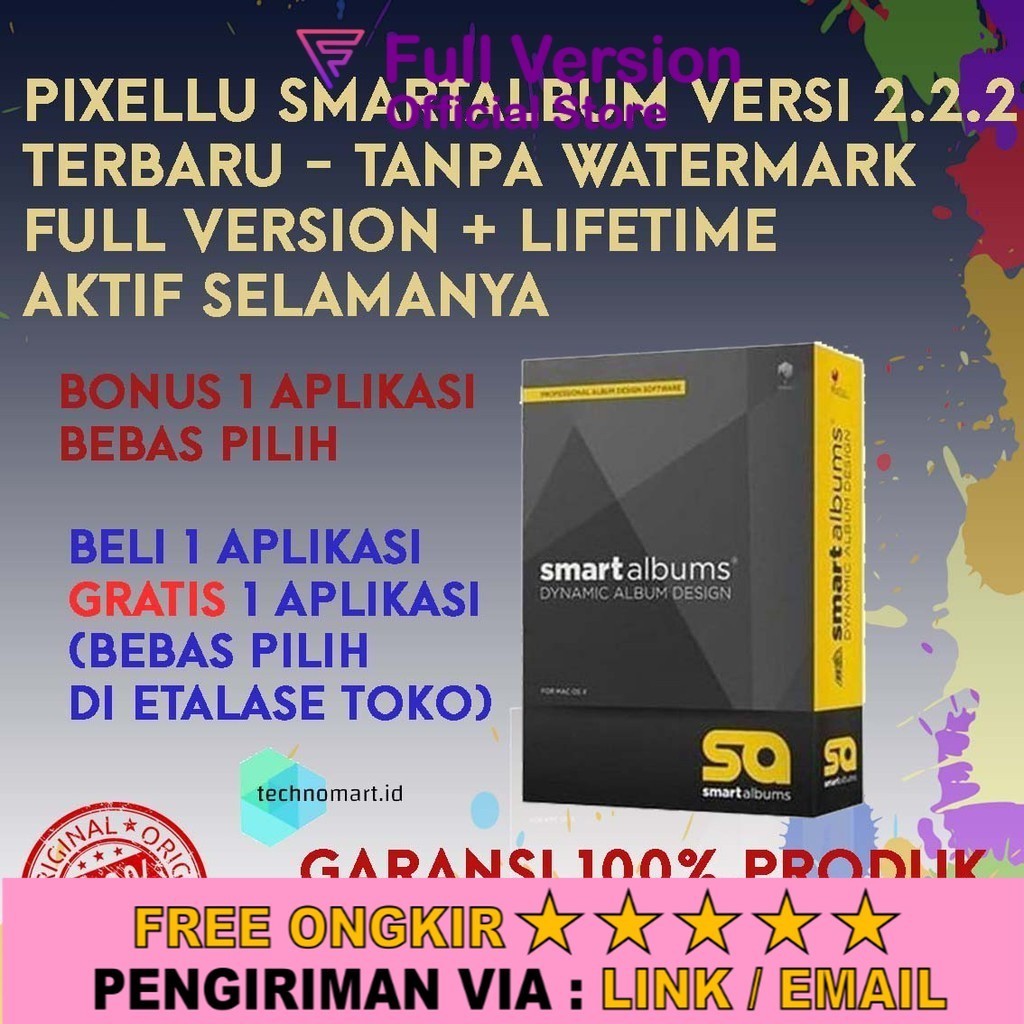 Jual Pixellu SmartAlbums 222 Software Gallery Koleksi Album Foto Smart ...