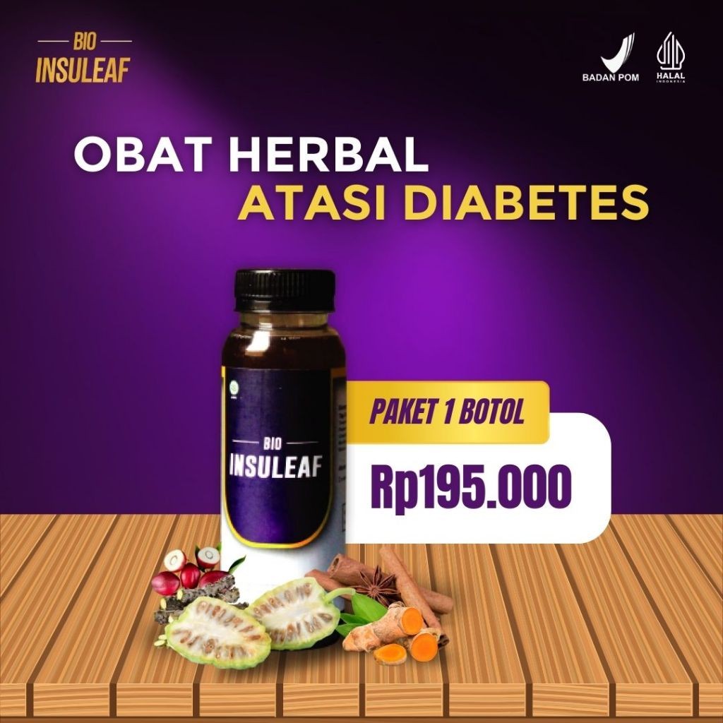 Jual Bio Insuleaf Herbal Diabetes Gula Darah Ori 1 Botol | Shopee Indonesia