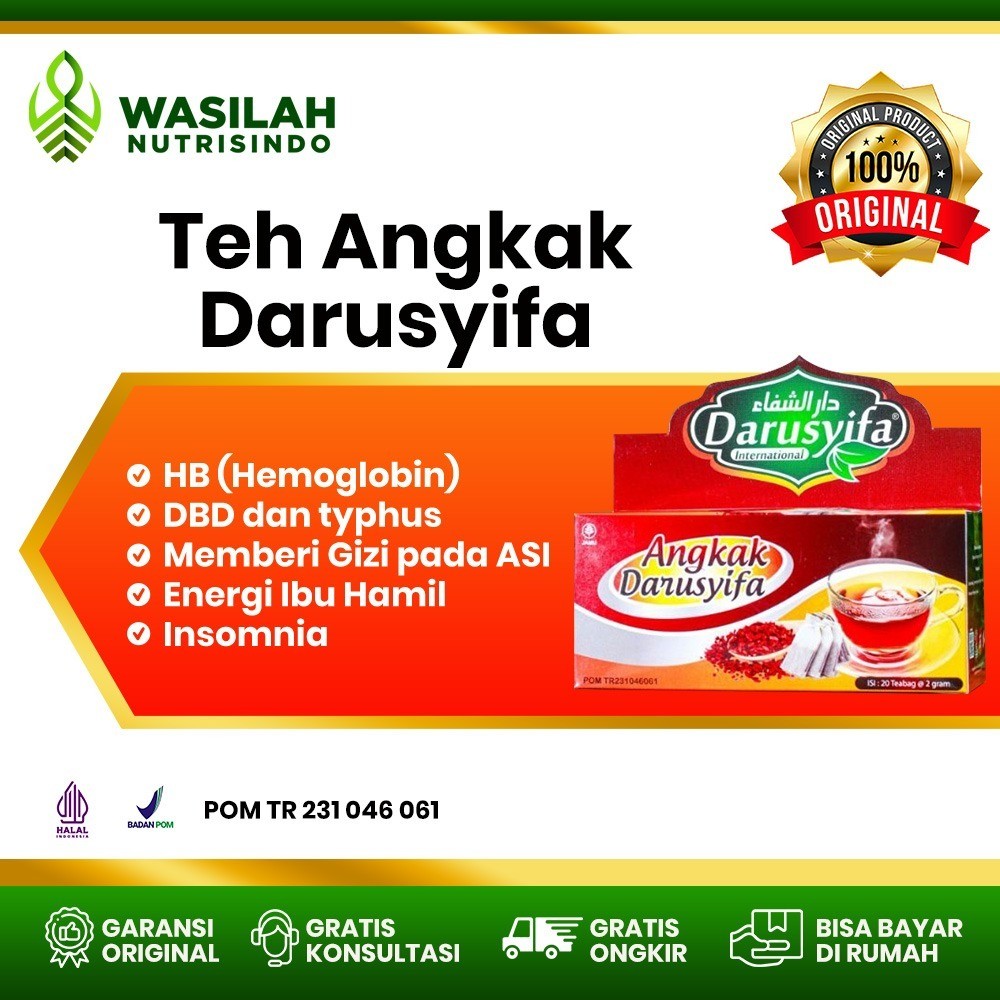 Jual ORIGINAL Teh Angkak SAKURA DARUSYIFA Untuk Mengobati demam ...