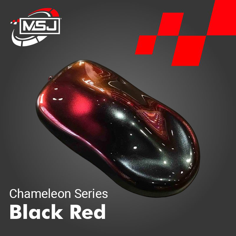 Jual Cat Mobil/Motor Black Red | Chameleon Series | MSJ | Shopee Indonesia