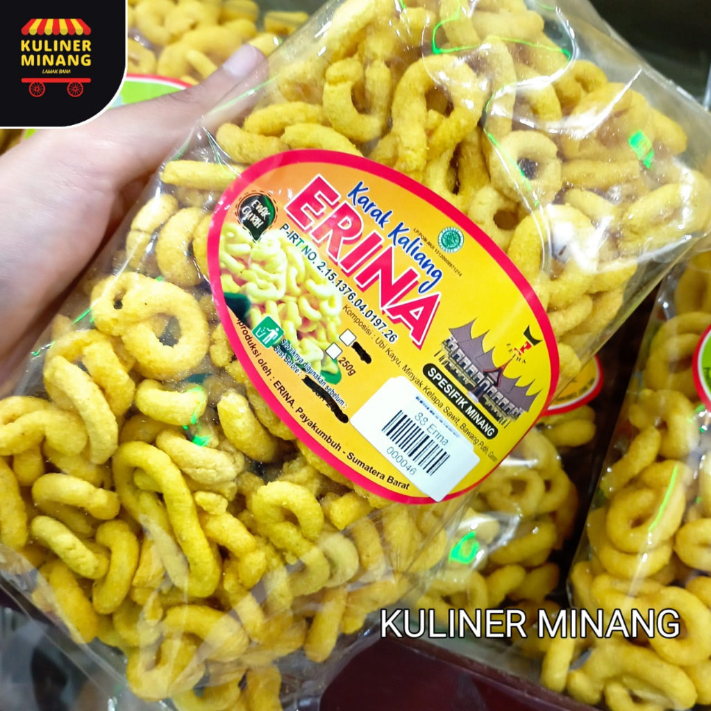 Jual Kuliner Minang Karak kaliang erina Oleh-Oleh 250g Asli Kampung ...