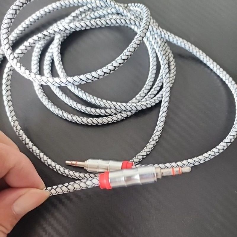 Jual sambungan Kabel audio Aux 1 1 Kabel Audio 1in1 1X1 / 1 IN 1 Jack 3 ...