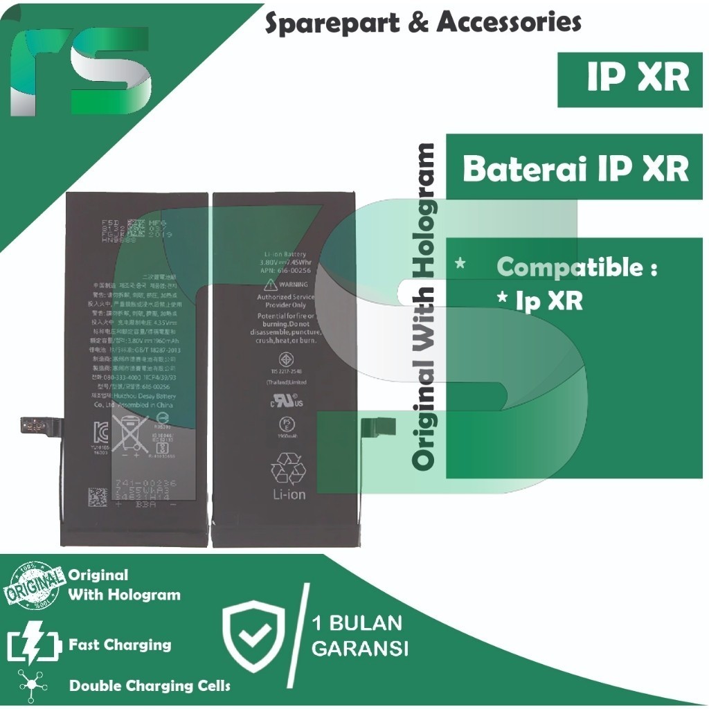 Jual BATERAI IP XR ORIGINAL | Shopee Indonesia