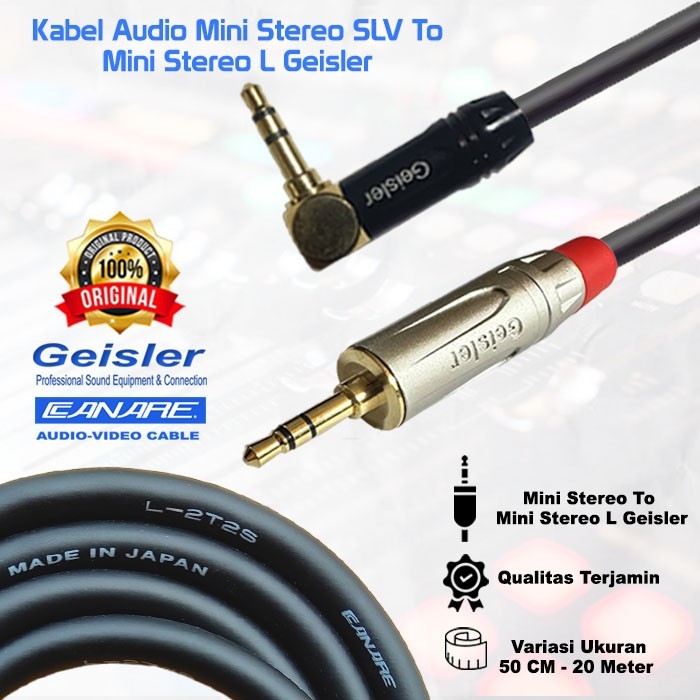 Jual Kabel Audio HP MADE IN JAPAN Jack AUX Mini Stereo L 3.5mm To Mini ...