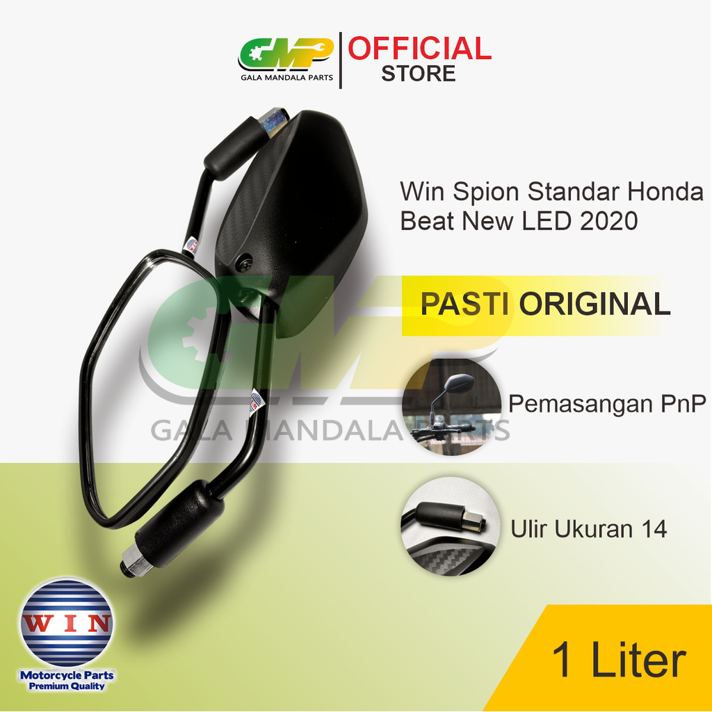 Jual Spion Honda Beat New Deluxe 2020 K1A Kaca Set Sepasang Motor Merk ...