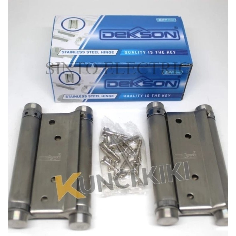 Jual DEKSON HINGE DEKKSON DOUBLE ACTION ESS EL SPR 4" SSS Engsel Koboi ...