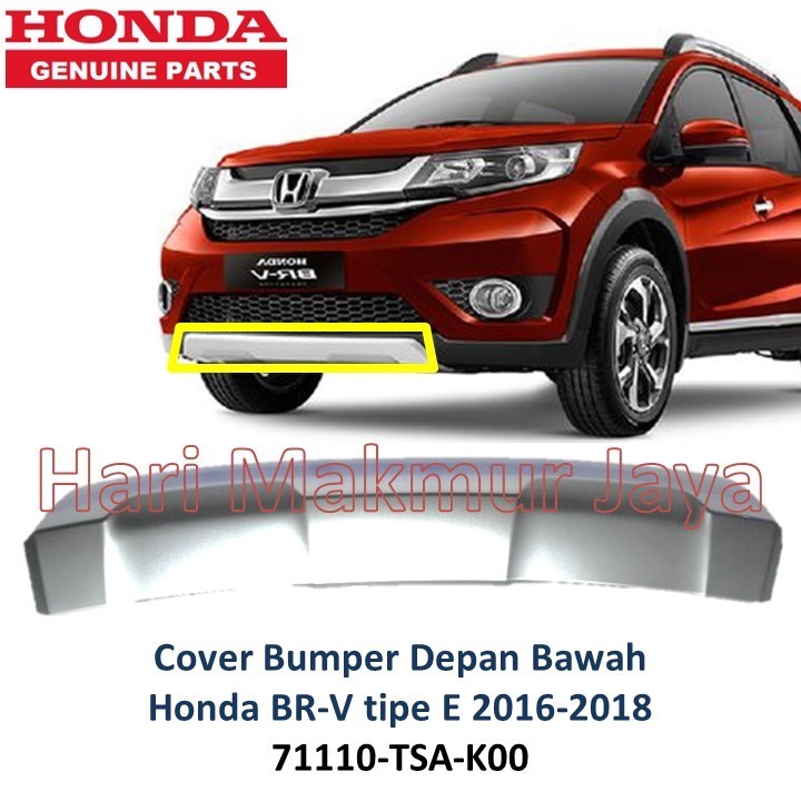 Jual Spoiler Bumper Depan Honda BRV 2016 2017 2018 BR-V garnish Bemper ...