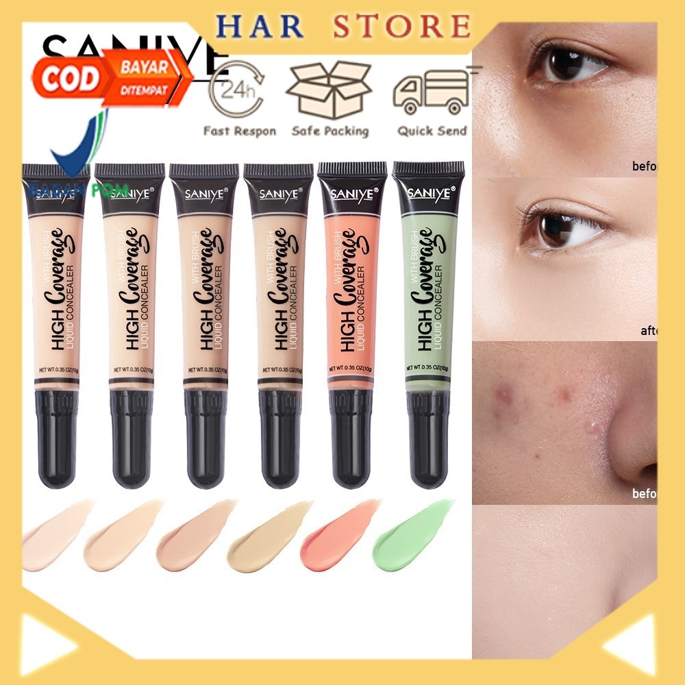 Jual SANIYE 7 Warna Concealer Full Coverage Jerawat Dan Bekas Luka ...