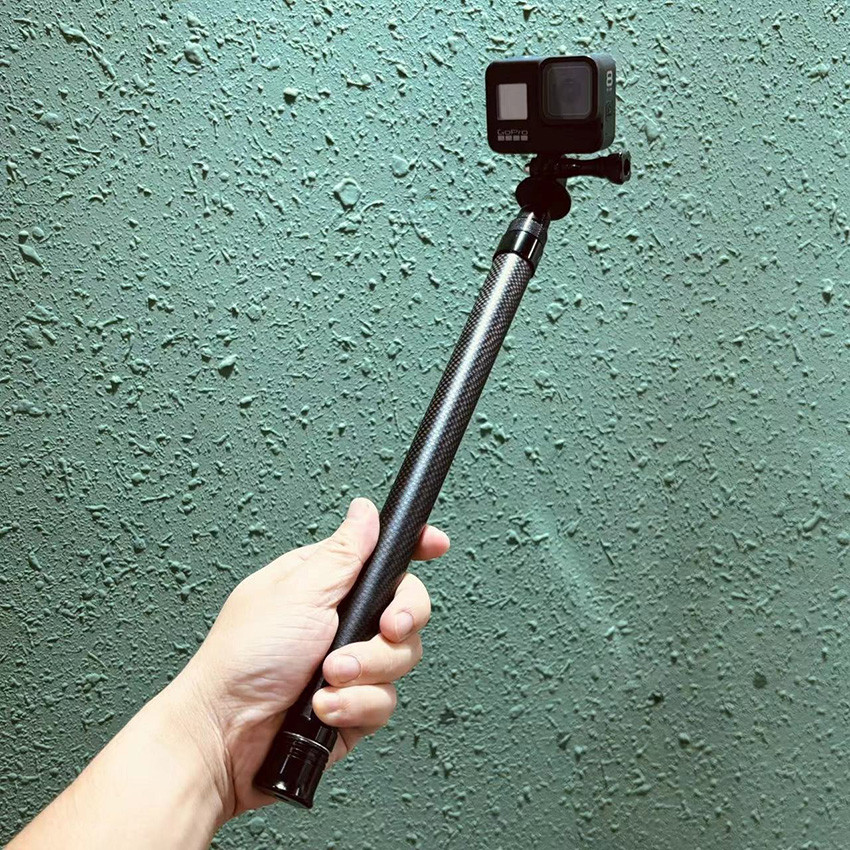 Jual 300CM Carbon fibre Invisible Selfie Stick for insta 360 x4/x3 ...