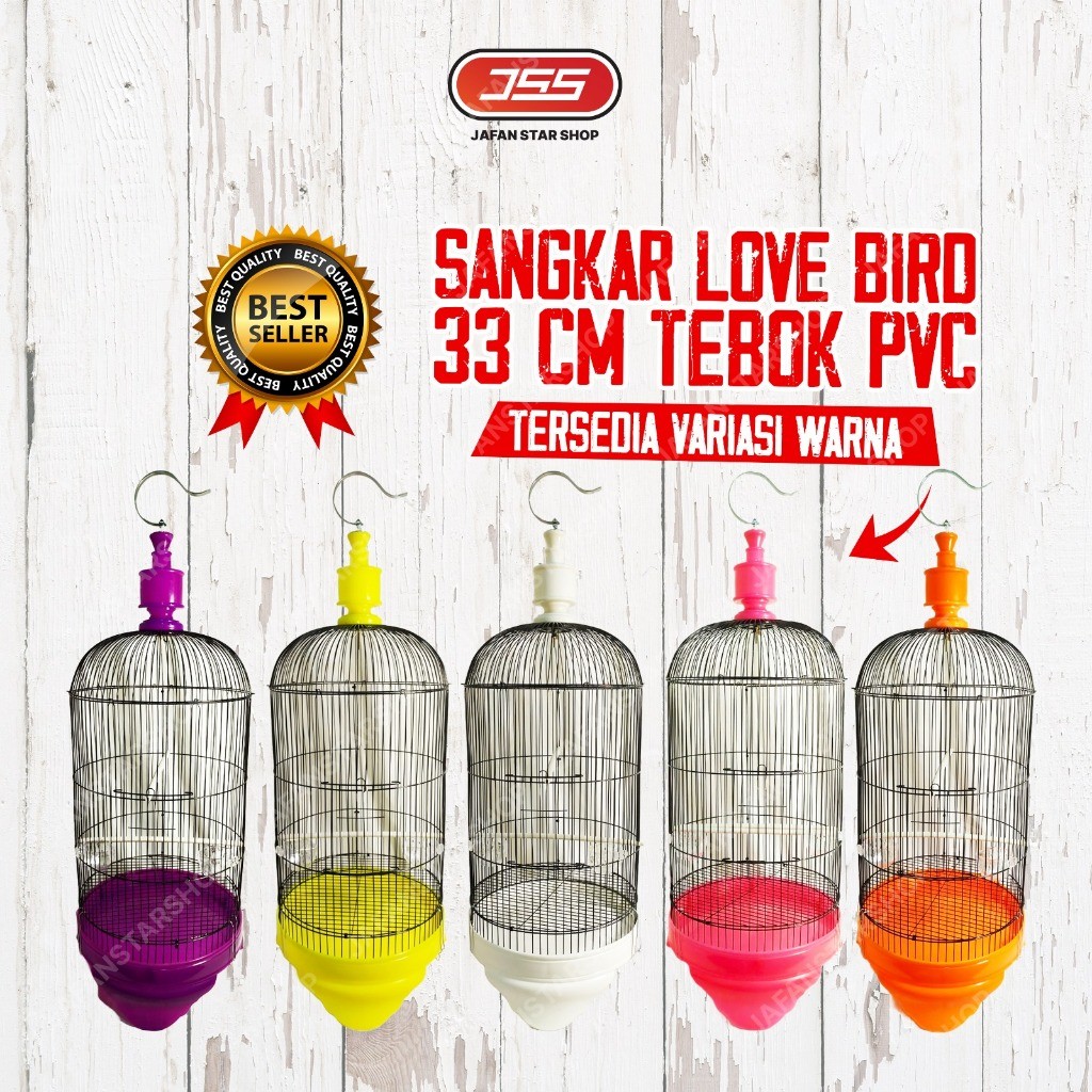 Jual F53ER Kandang love Bird Tebok PVC Sangkar Burung Love Bird Kenari ...