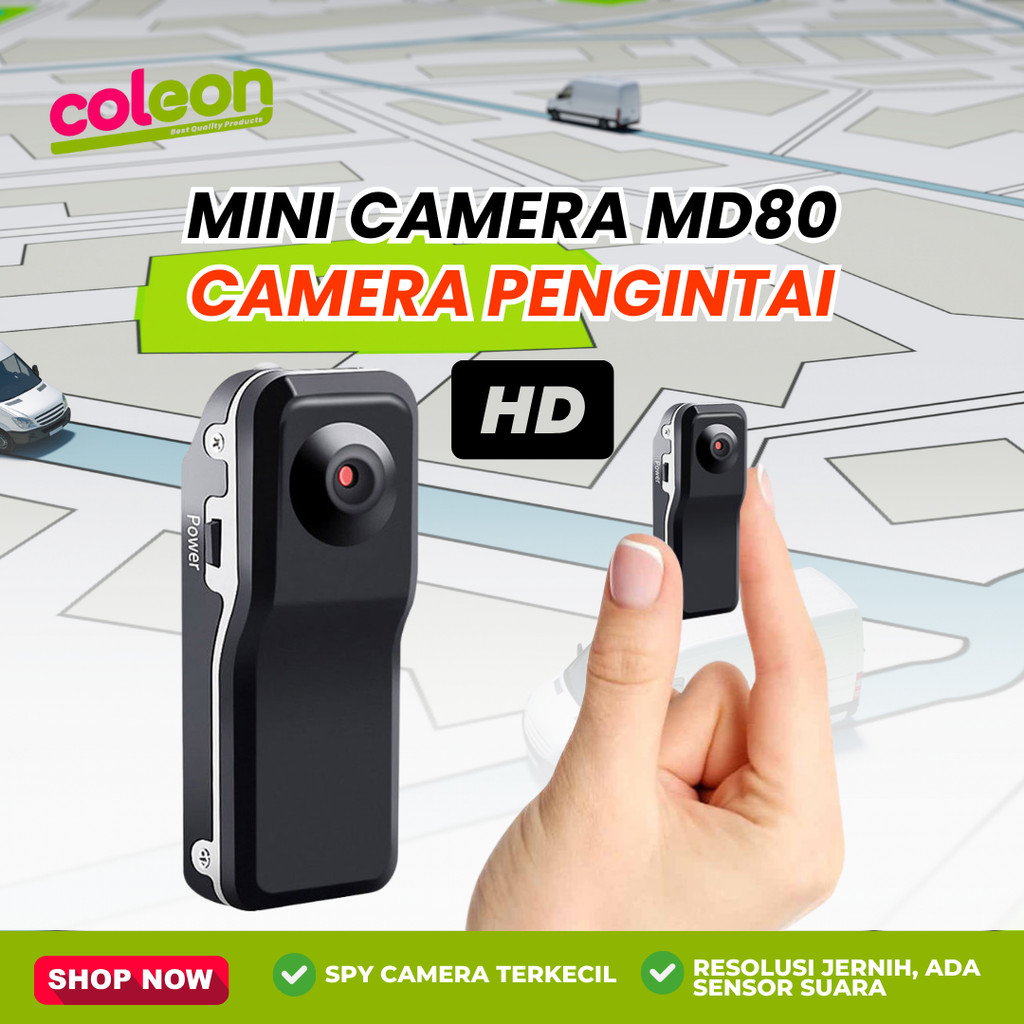 Jual Kamera Mini MD80 Spy Kamera Pengintai Digital - Video Foto Voice Recorder Thumb Action ...