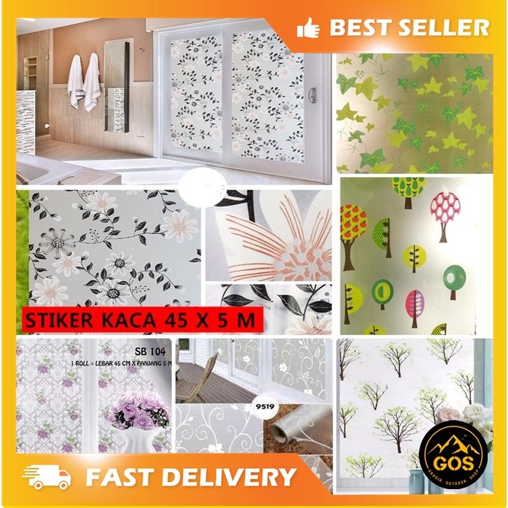 Jual 5 METER STICKER KACA JENDELA MOTIF SUNBLAST 45 CM X 5 METER STIKER ...