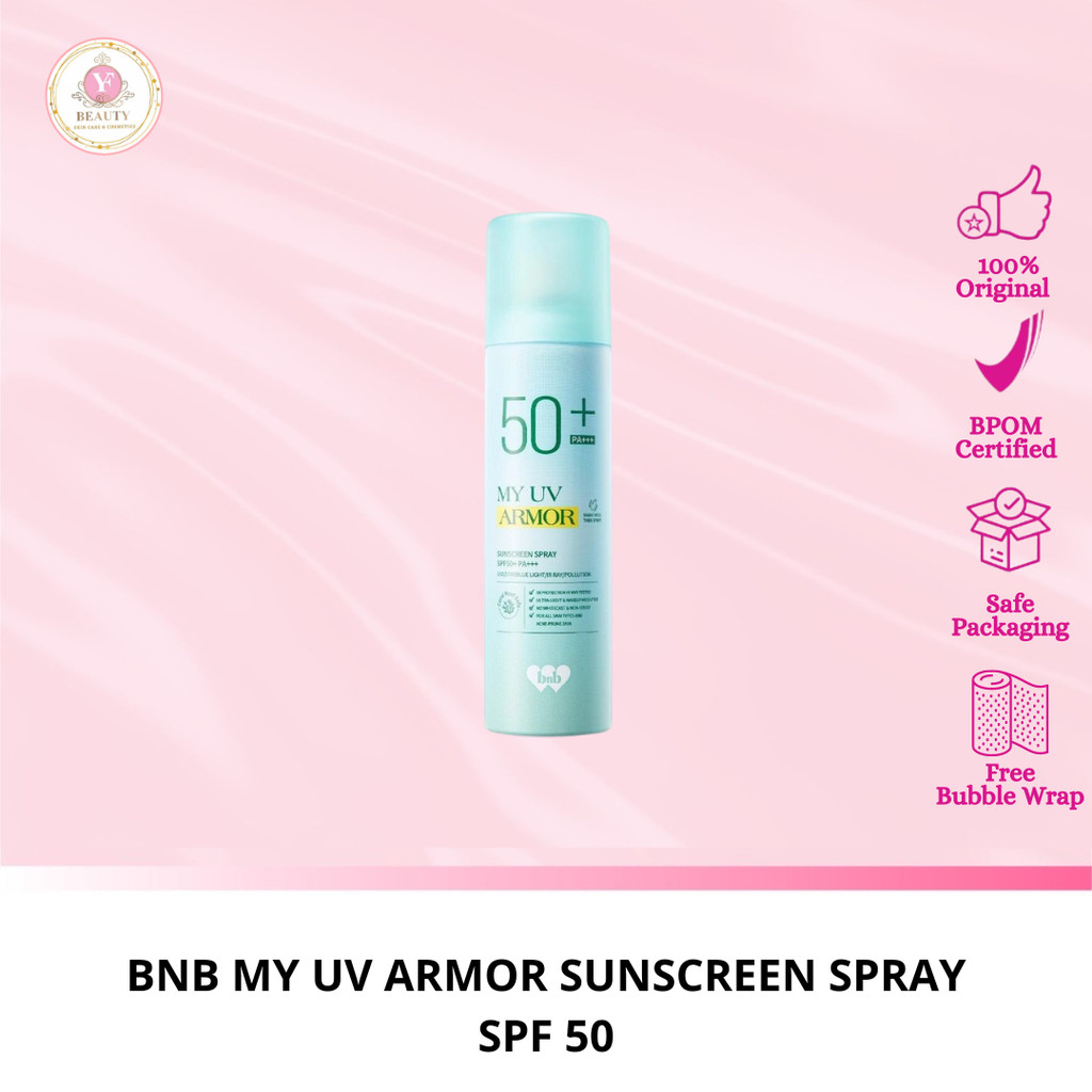 Jual YF BEAUTY BNB Barenbliss My UV Armor Sunscreen Spray SPF 50+ PA+++ 50ml dan 100ml/Sunscreen ...