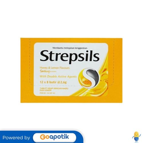 Jual Strepsils Soothing Honey & Lemon Box 96 Tablet | Shopee Indonesia