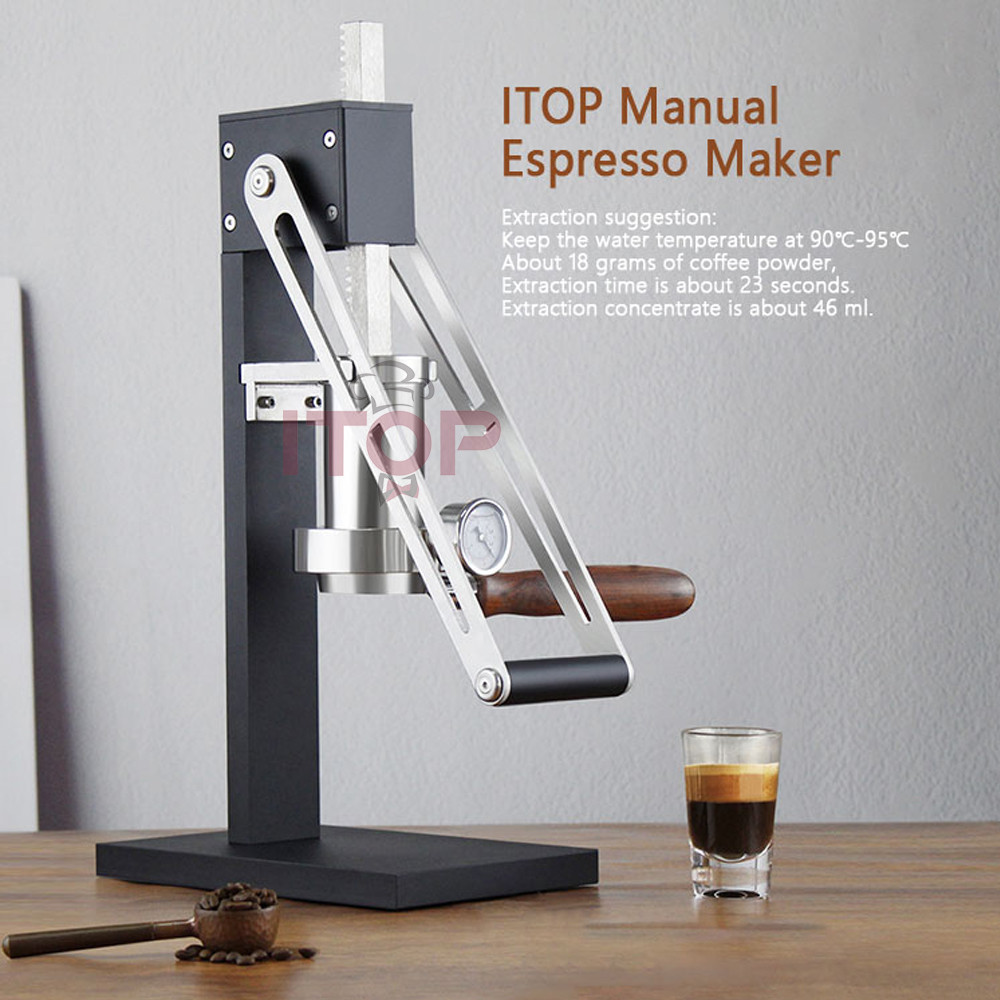 Jual ITOP Manual Espresso Maker Hand Press Coffee Machine Lever Coffee ...