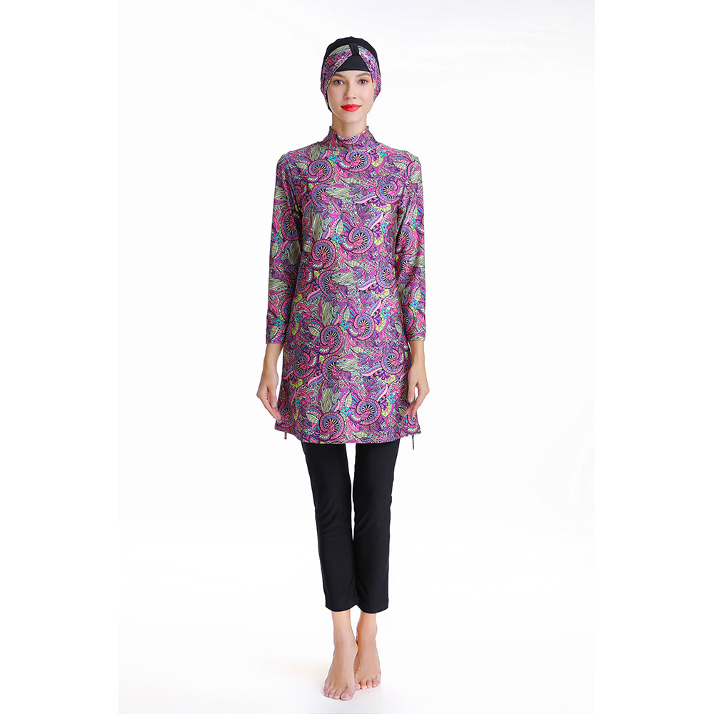 Jual Women Girls Muslim Swimsuit Full Cover hijab Burkinis Islamic ...