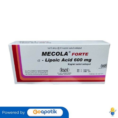 Jual Mecola Forte Box 30 Kaplet | Shopee Indonesia
