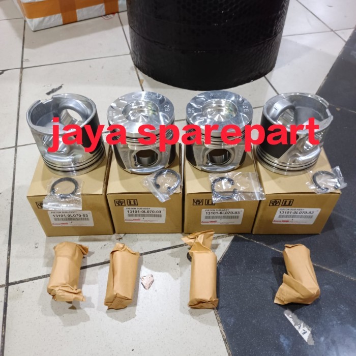 Jual piston assy set hilux 2.5 2500CC 2KD fortuner STD-0.50 - STD | Shopee Indonesia