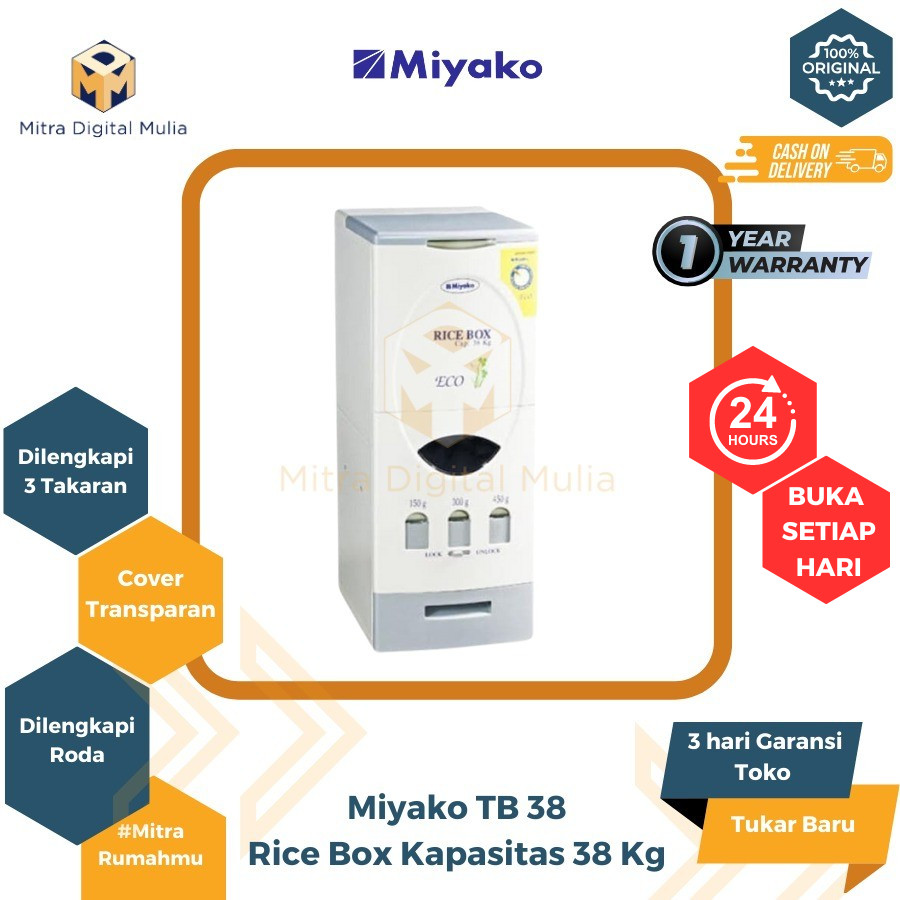 Jual Miyako TB 38 Rice box | Shopee Indonesia