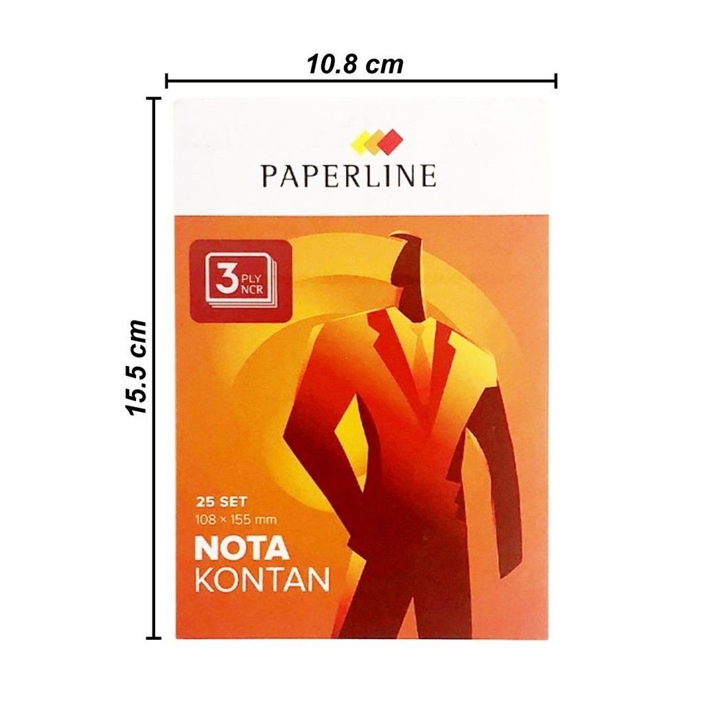 Jual Buku Kontan Nota Kecil Paperline 3 PLY NCR Rangkap 3 | Shopee ...