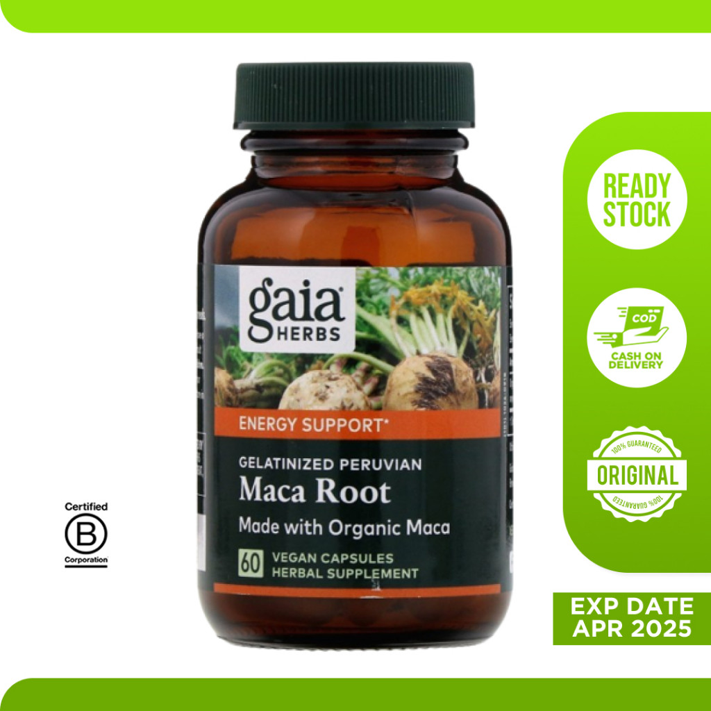 Jual Suplement Vitamin Gaia Herbs - Maca root | Shopee Indonesia