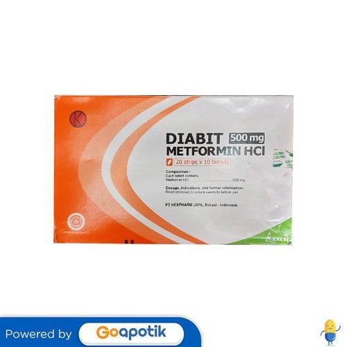 Jual Diabit 500 Mg Box 200 Tablet | Shopee Indonesia
