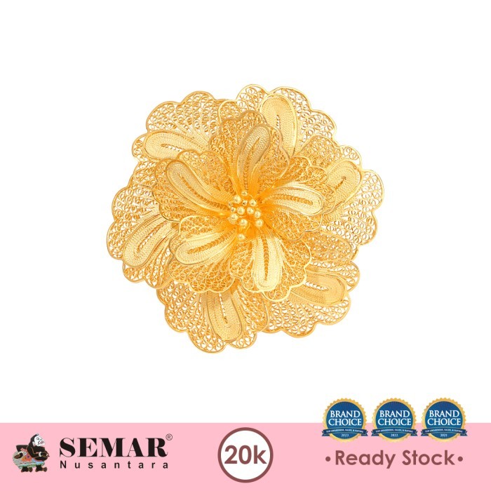 Jual Bros Emas Classic Kendari Fahara Flower Gold 20K Semar Nusantara ...