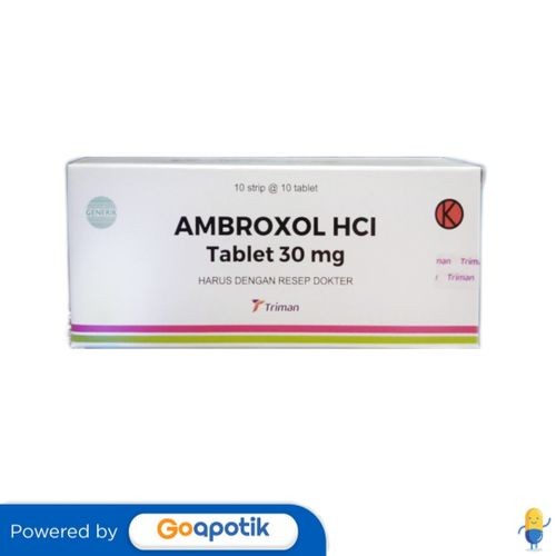 Jual Ambroxol Hcl Triman 30 Mg Box 100 Tablet | Shopee Indonesia