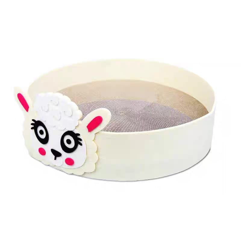 Jual Mainan Kucing / Garukan/ Cakar Kucing Bentuk Bulat Gambar Domba ...