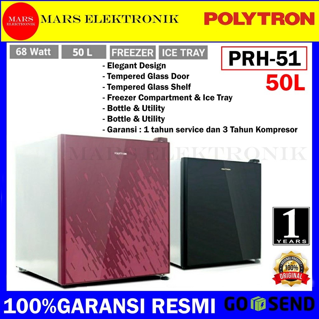 Jual KULKAS POLYTRON MINI PRH-51 PORTABLE MINI BAR KULKAS PRH 51 | Shopee Indonesia