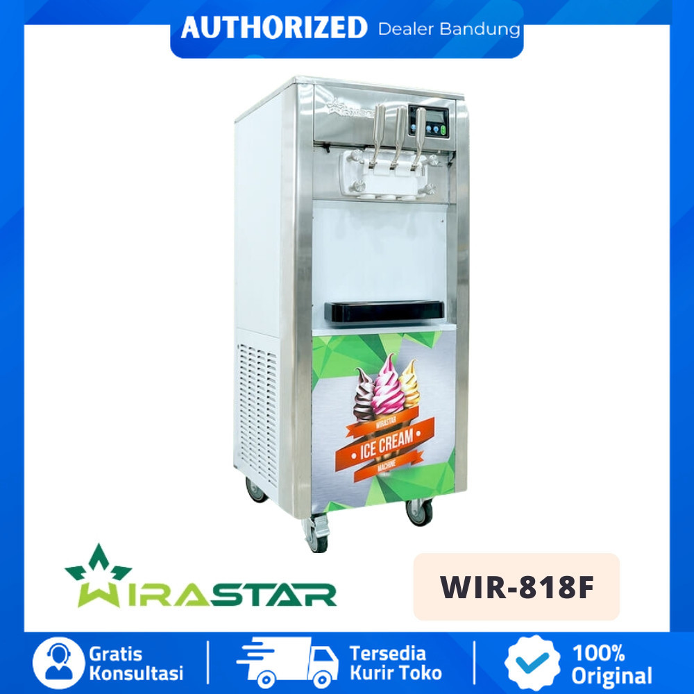 Jual WIRASTAR WIR-818F MESIN ES KRIM SOFT ICE CREAM MAKER 3 TUAS GARANSI RESMI | Shopee Indonesia