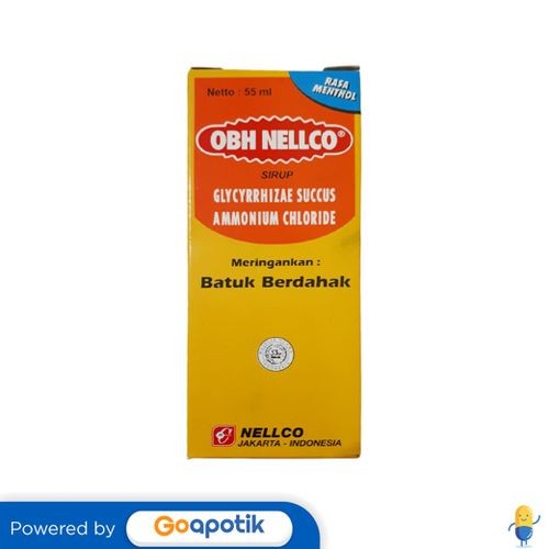 Jual Obh Nellco Batuk Berdahak Syrup Rasa Menthol 55 Ml | Shopee Indonesia