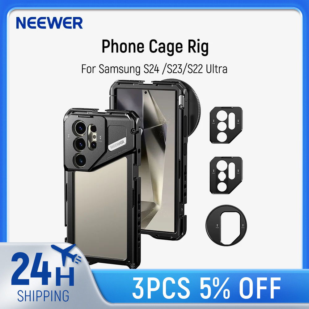 Jual NEEWER Phone Cage for Samsung S22/S23/S24 Ultra with 67mm Filter ...
