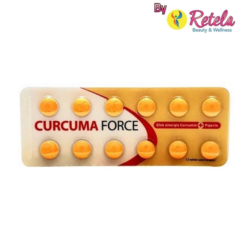 Jual CURCUMA FORCE 1 BOX ISI 10 STRIP 120 TABLET | Shopee Indonesia