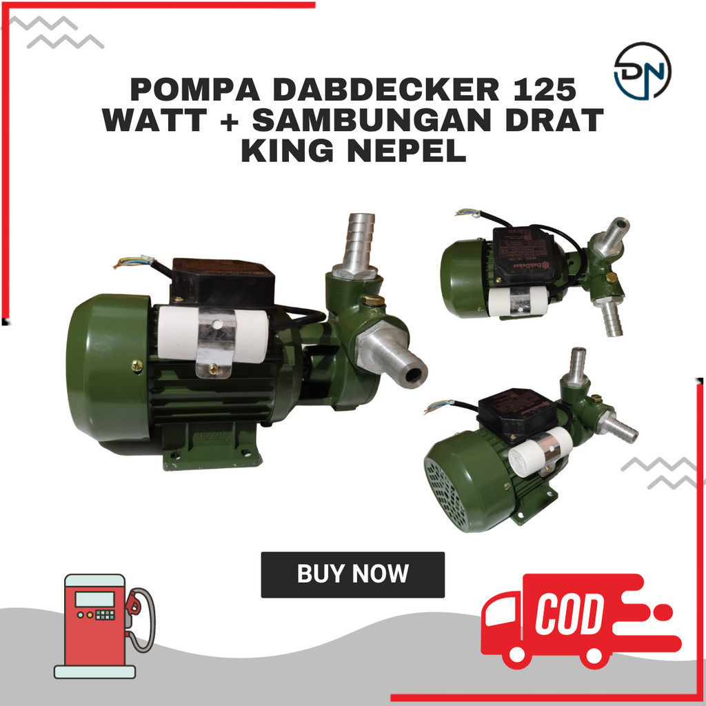 Jual Pompa Minyak Pom Mini / Pompa Pertamini 125 Watt / Satu Set Drat ...