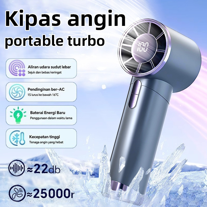 Jual kipas portable mini tahan lama 100 gear wind hight-speed | Shopee ...