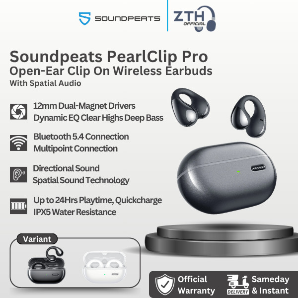 Jual Soundpeats Pearlclip Pro Pearl Clip Pro Open Ear Clip On Tws