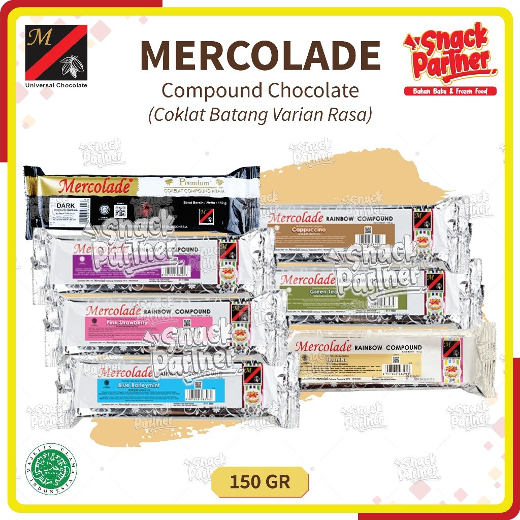 Jual MERCOLADE Compound 150 GR by MERO - Coklat Batang Leleh DDC Choco ...