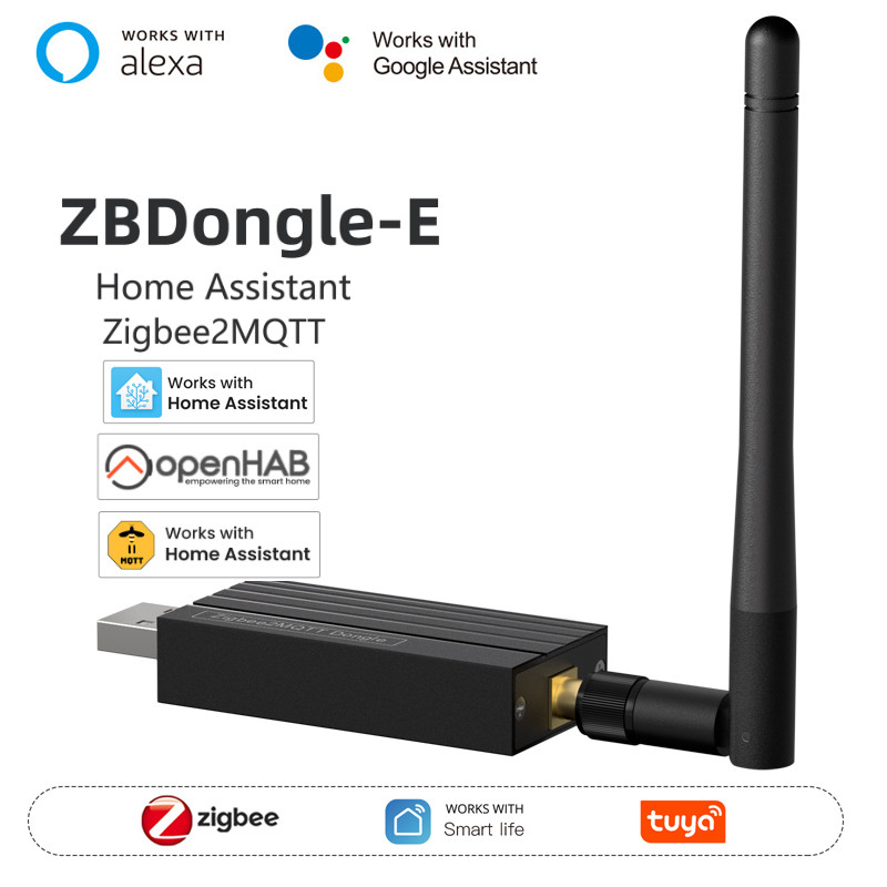 Jual Tuya ZigBee3.0 Dongle USB Gateway, Universal ZigBee Gateway with Antenna Support Home ...