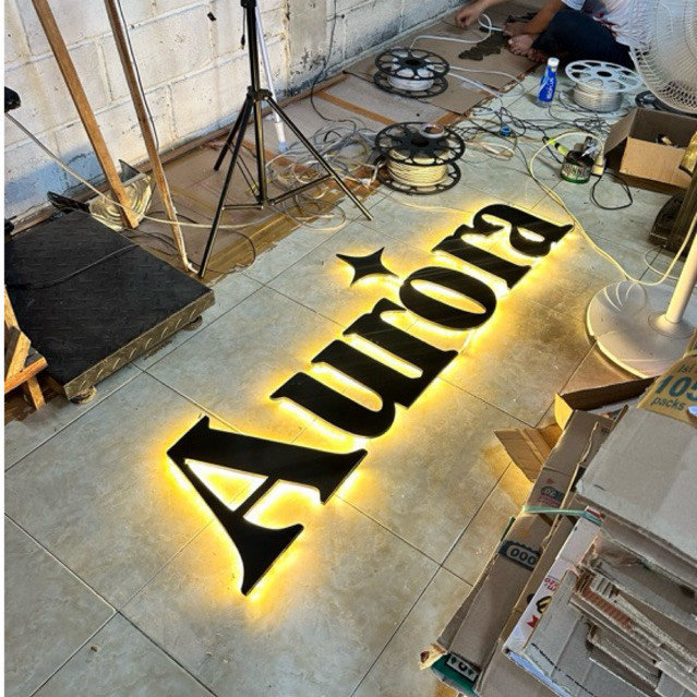 Jual CUSTOM HURUF TIMBUL PVC OUTDOOR HARGA PER - [ HURUF ] / 25-40 CM ...