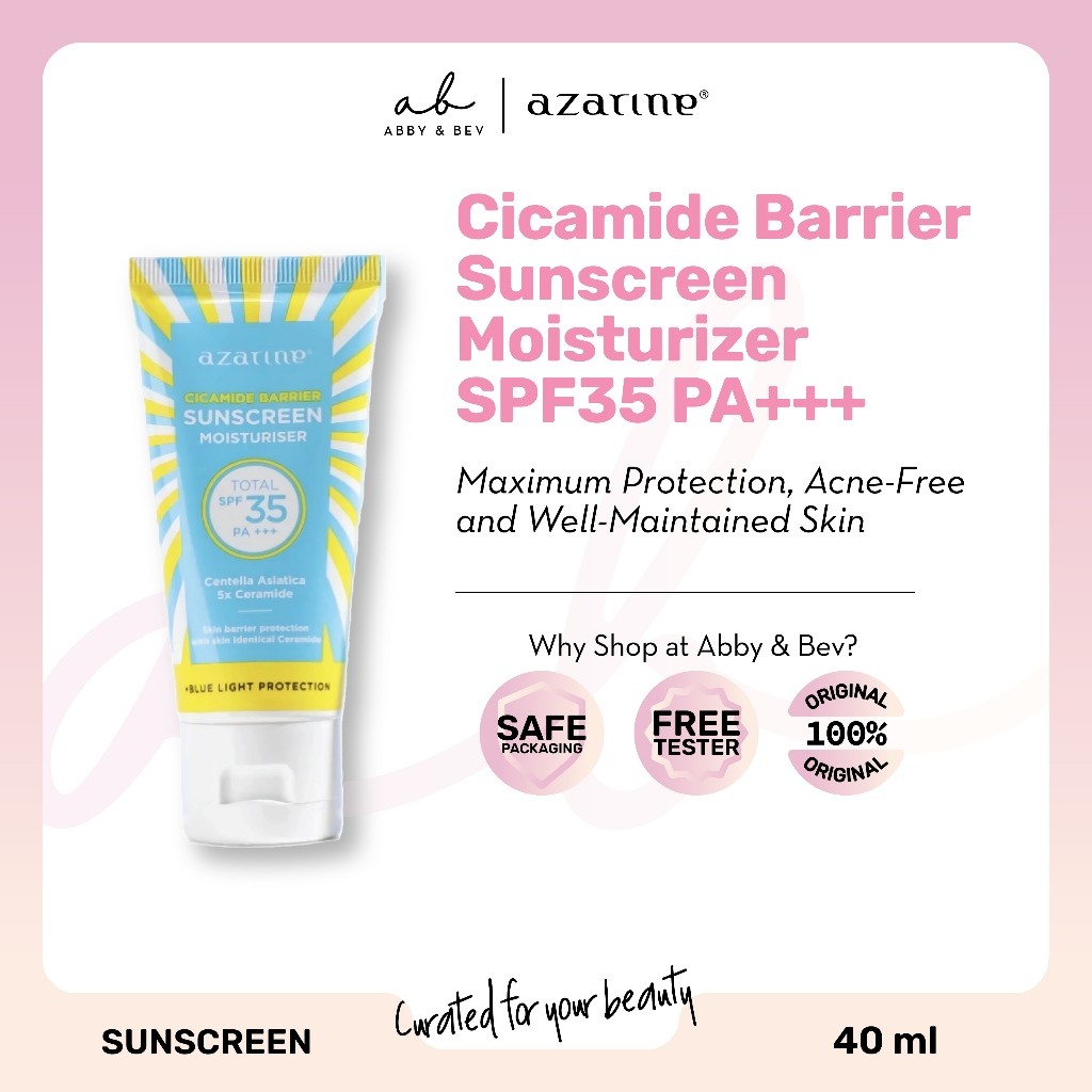 Jual AB - Azarine Cicamide Barrier Sunscreen Moisturiser SPF35 PA ...