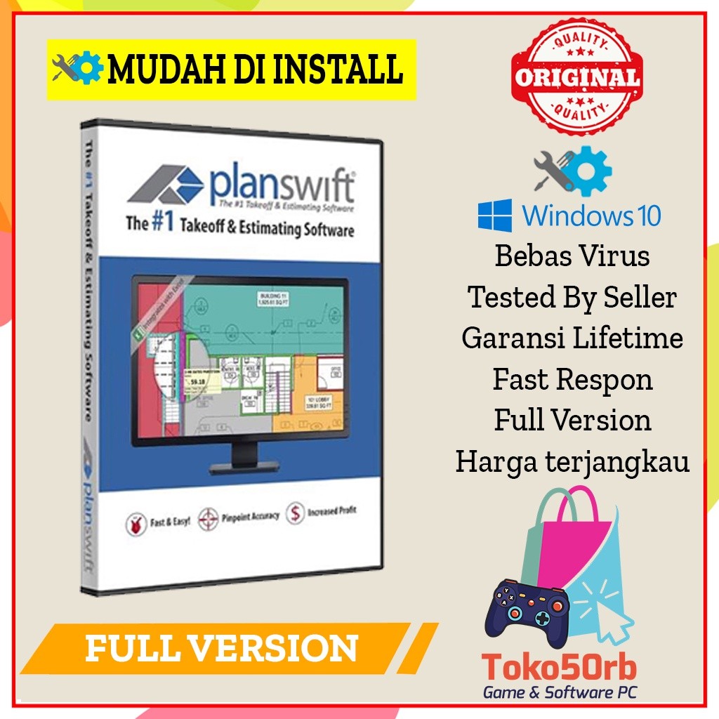 Jual Software Perencanaan Konstruksi: PlanSwift Pro Metric 10 [WIN] | Shopee Indonesia