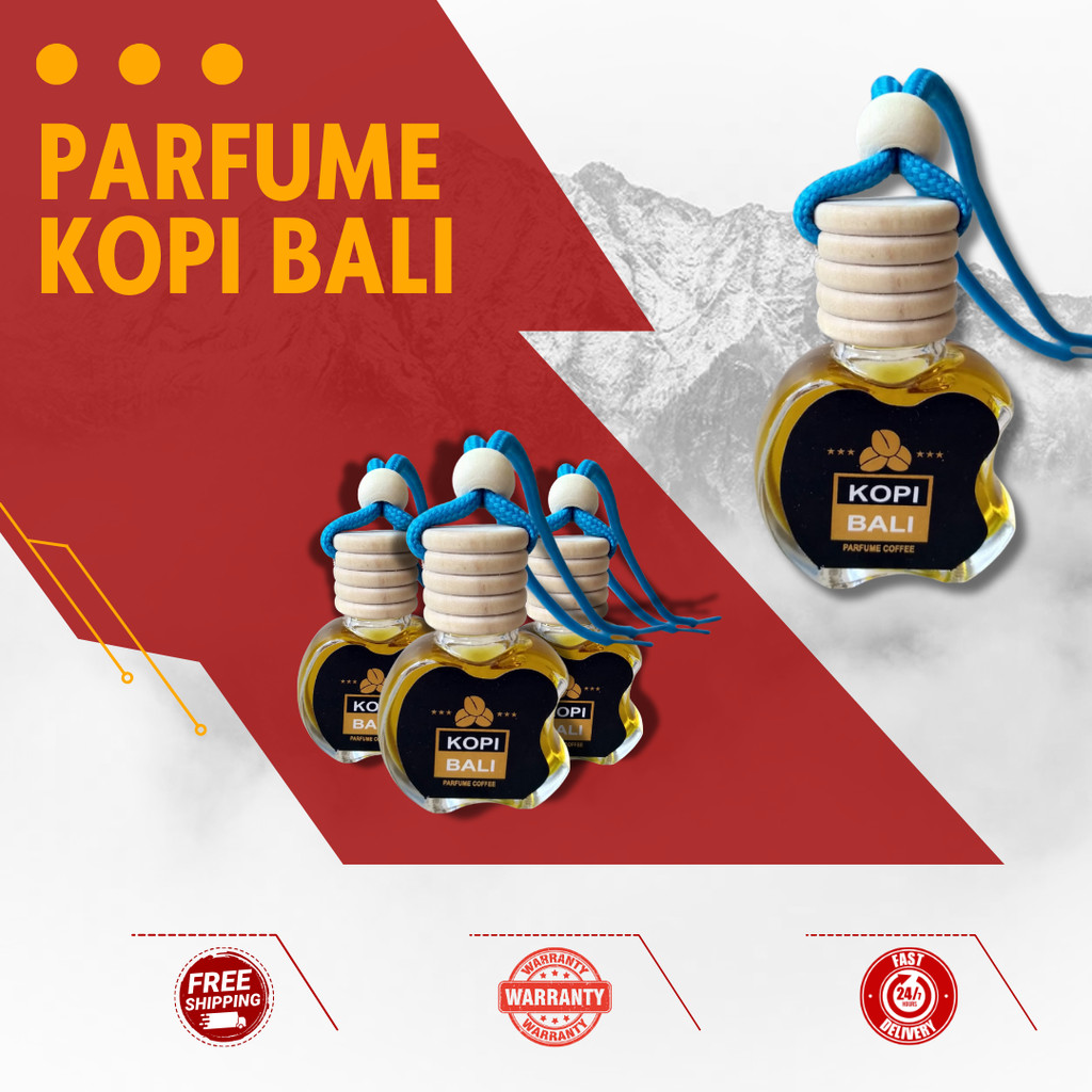 Jual Parfum Kopi Bali Cair Botol Apel Pewangi Mobil Ruangan Gantung ...