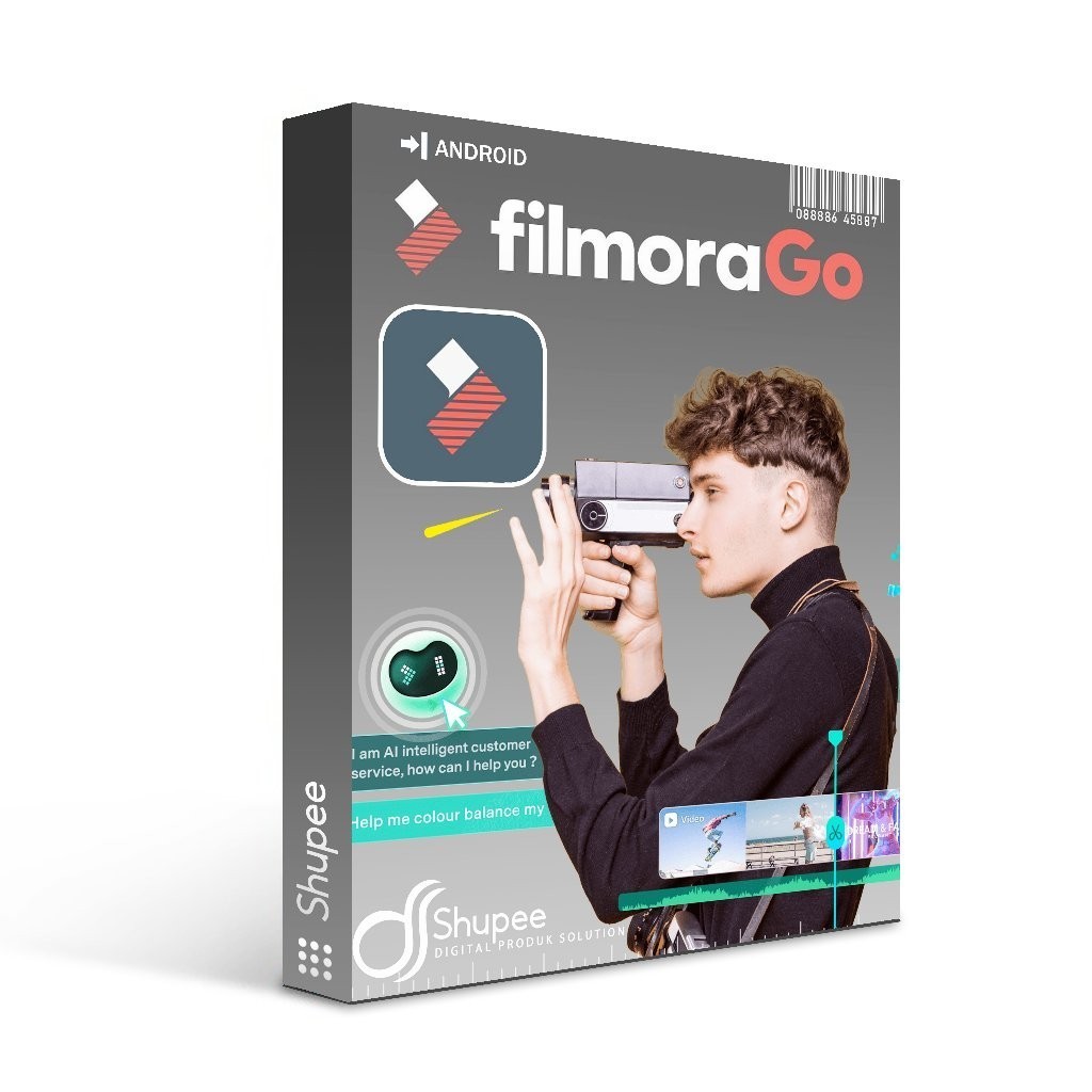Jual Software Aplikasi Filmora Go Pro Edition Khusus Android | Shopee ...